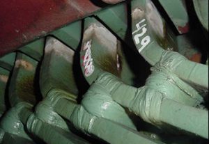 Grading Area Discharge White Powder & Grading Paint Damaged - Iris Power